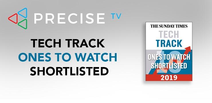 Precise TV shortlisted in Sunday Times Tech Track 100 Ones to Watch